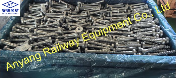 Chinese M22×135 Railway Sleeper Screw Spikes Factory - Anyang Railway ...
